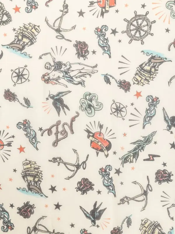 Zadig&Voltaire Kerry Tattoo Scarf