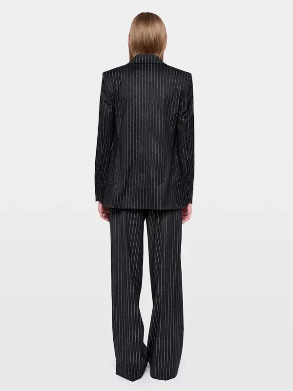 Zadig&Voltaire Valser Blazer With Shimmer Stripes