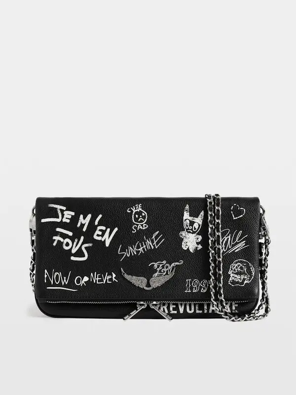 Zadig&Voltaire Rock Arty Tag Clutch - Black