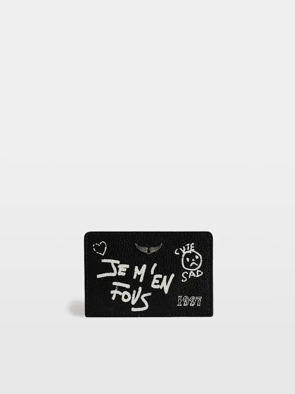 Zadig&Voltaire Zv Pass Arty Tag Card Holder