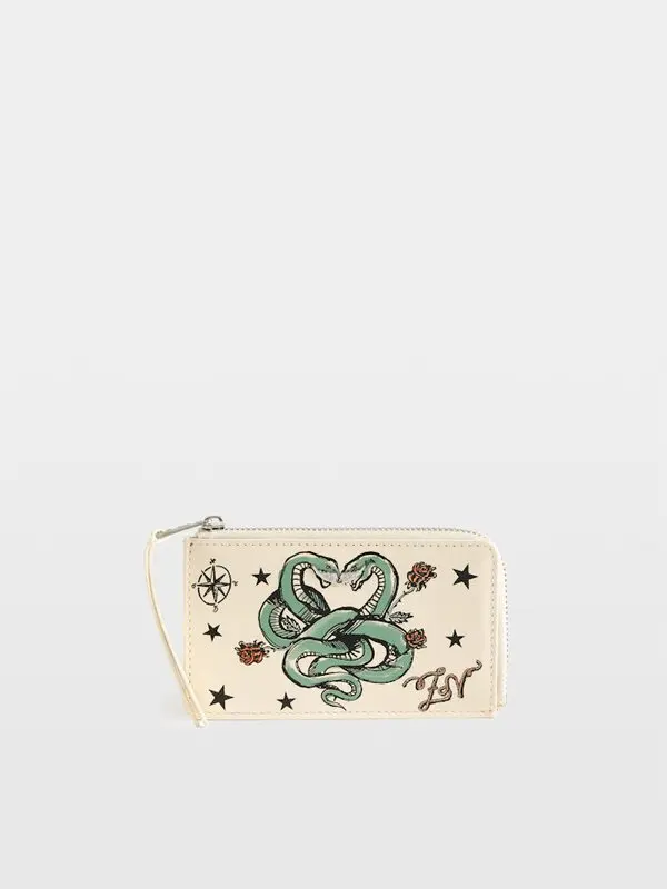 Zadig&Voltaire Zv Card Tattoo Card Holder - Flash