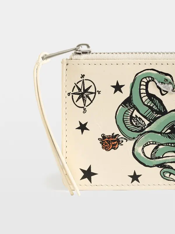 Zadig&Voltaire Zv Card Tattoo Card Holder