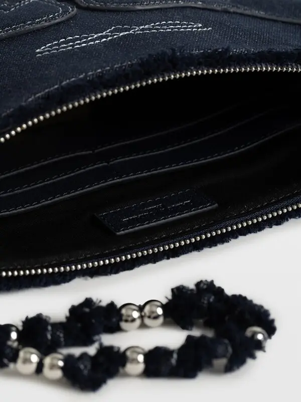 Zadig&Voltaire Angel Denim Western Clutch