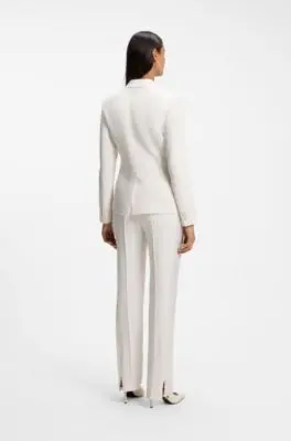 BOSS Slim-fit Blazer With Single-button Closure