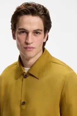 BOSS Regular-fit Jacket With Micro Pattern