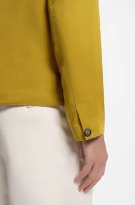 BOSS Regular-fit Jacket With Micro Pattern