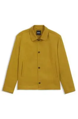 BOSS Regular-fit Jacket With Micro Pattern