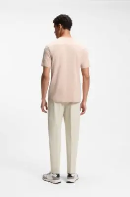 BOSS Stretch-cotton T-shirt With Logo Detail