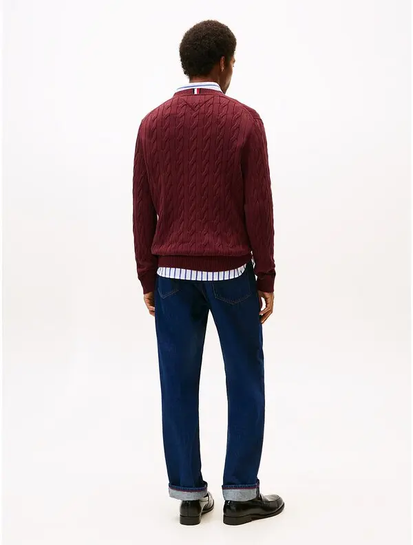 Tommy Hilfiger Cable Knit Crewneck Sweater
