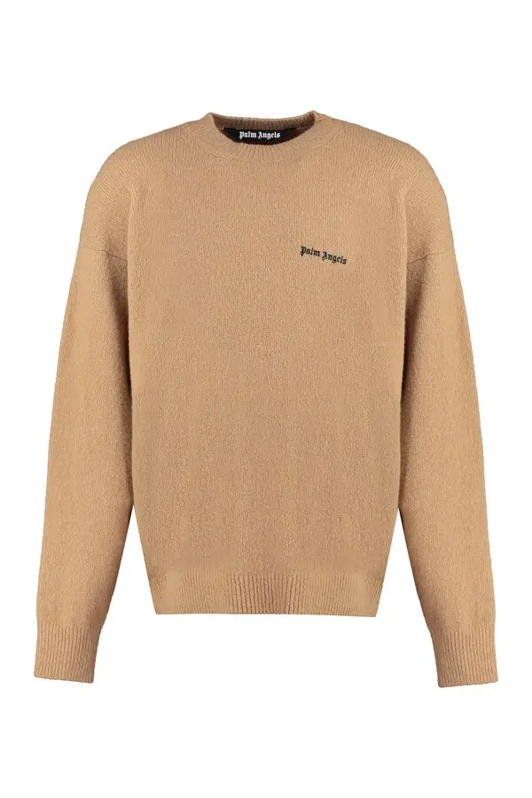 Palm Angels Logo Crew-neck Sweater