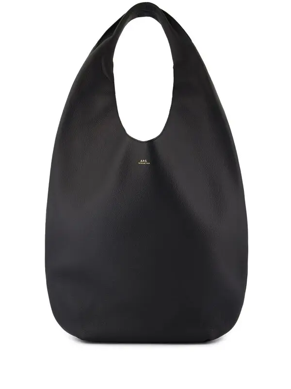 A.p.c. Mini Leather Shoulder Handbag - Nero