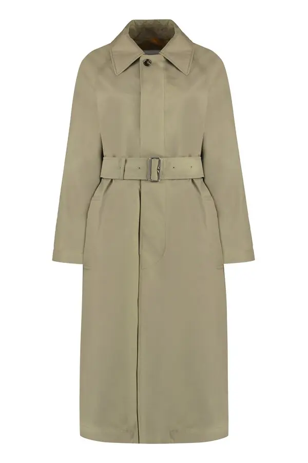 Burberry Checked Reversible Trench Coat - Beige