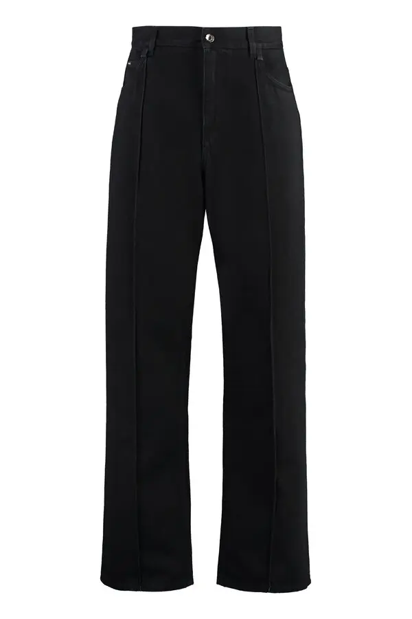 Dolce & Gabbana Mid-rise Straight-leg Jeans - Black