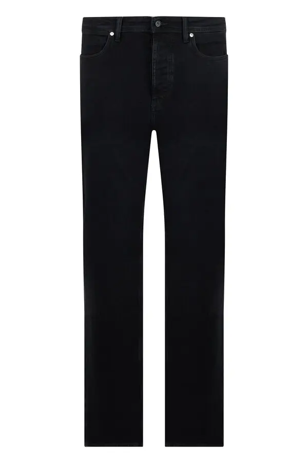 Stone Island Classic Fit Straight Cut Denim Pants - Blue