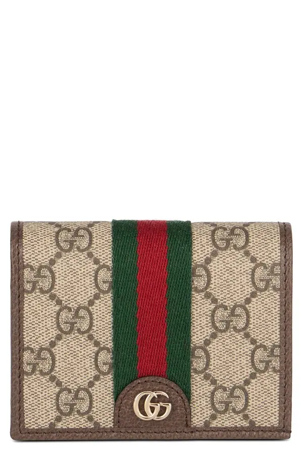 Gucci Elegant Mini Wallet In Iconic Fabric