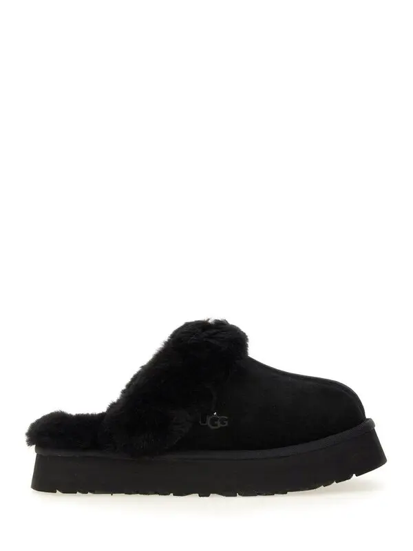 UGG Mini Leather Slipper - Black