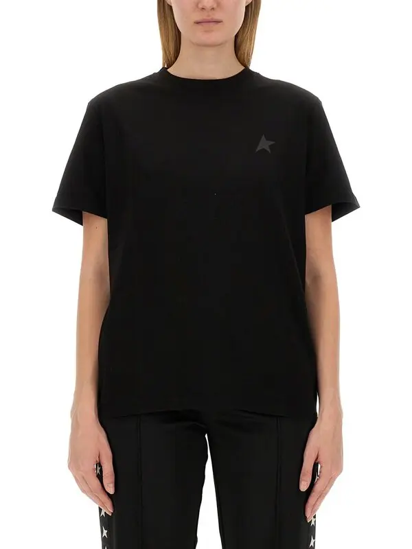 GOLDEN GOOSE Star Logo Crewneck T-shirt - Black
