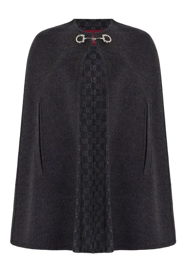 Gucci Wool And Silk Cape