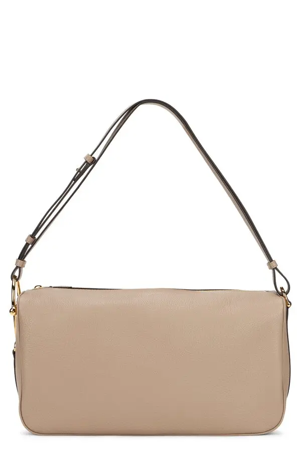 Gucci Large Shoulder Handbag With Half Horsebit Detail Ss26 - Beige