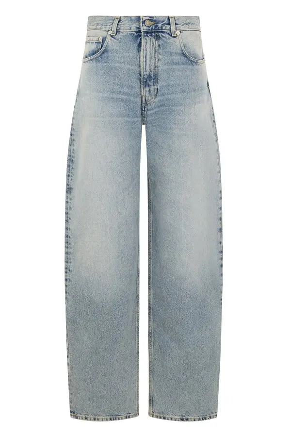 HAIKURE Relaxed Fit Denim Jeans - Light Blue