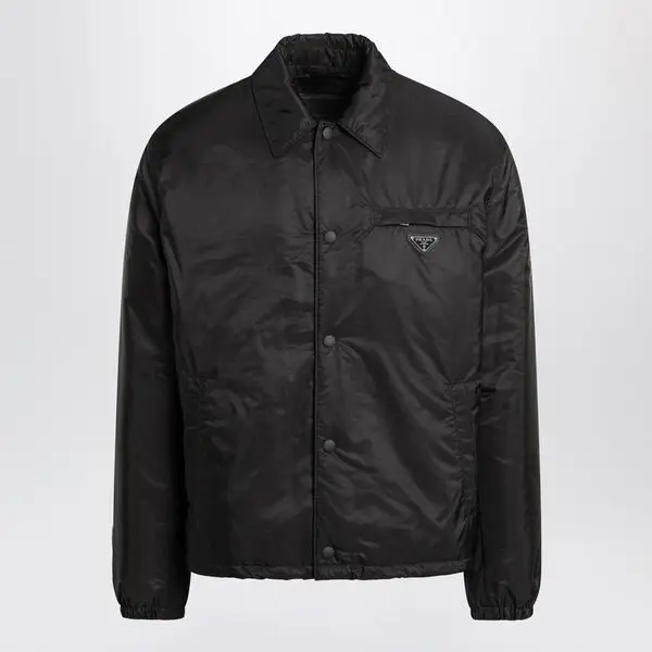 Prada Classic Collared Jacket - Nero