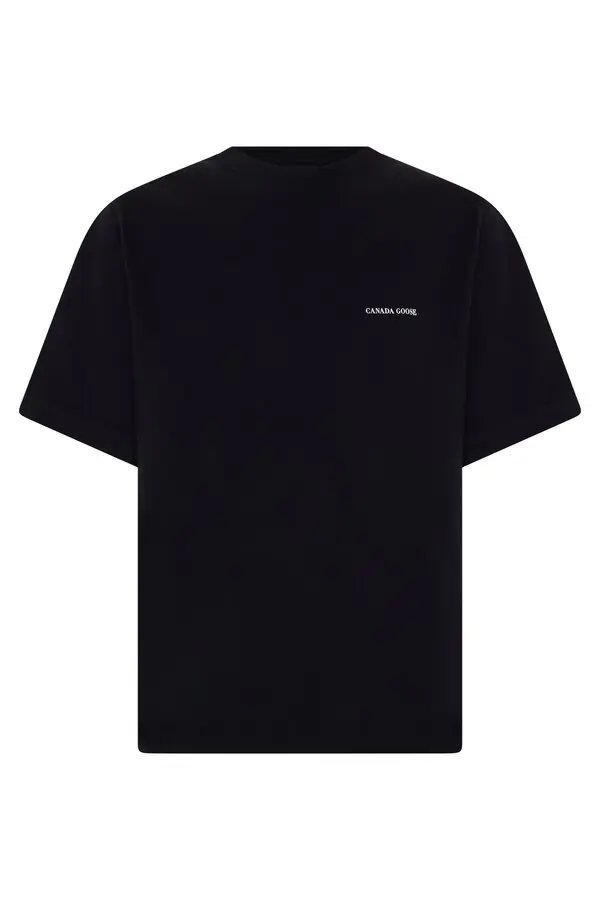 Canada Goose Classic Fit Short Sleeve T-shirt For Ss26 - Black