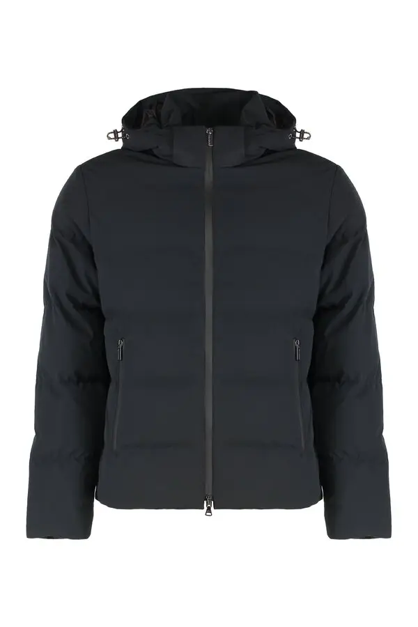 Paul & Shark Hooded Short Down Jacket