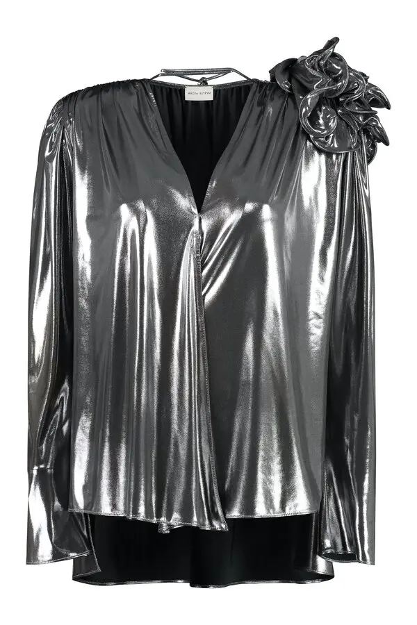 Magda Butrym V-neck Blouse