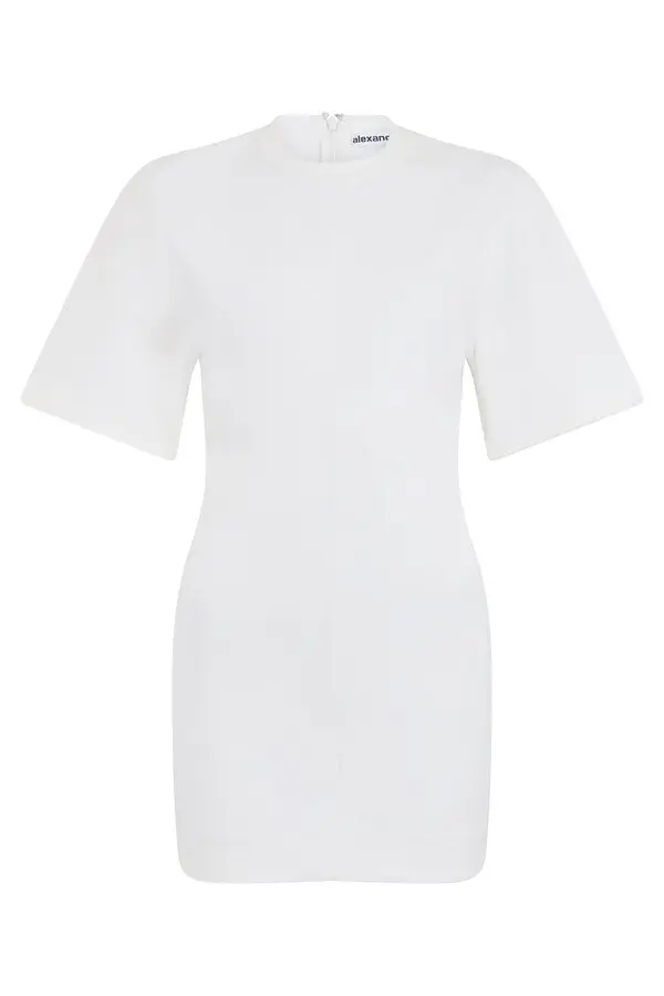 Alexander Wang Fitted Mini Dress With Short Sleeves