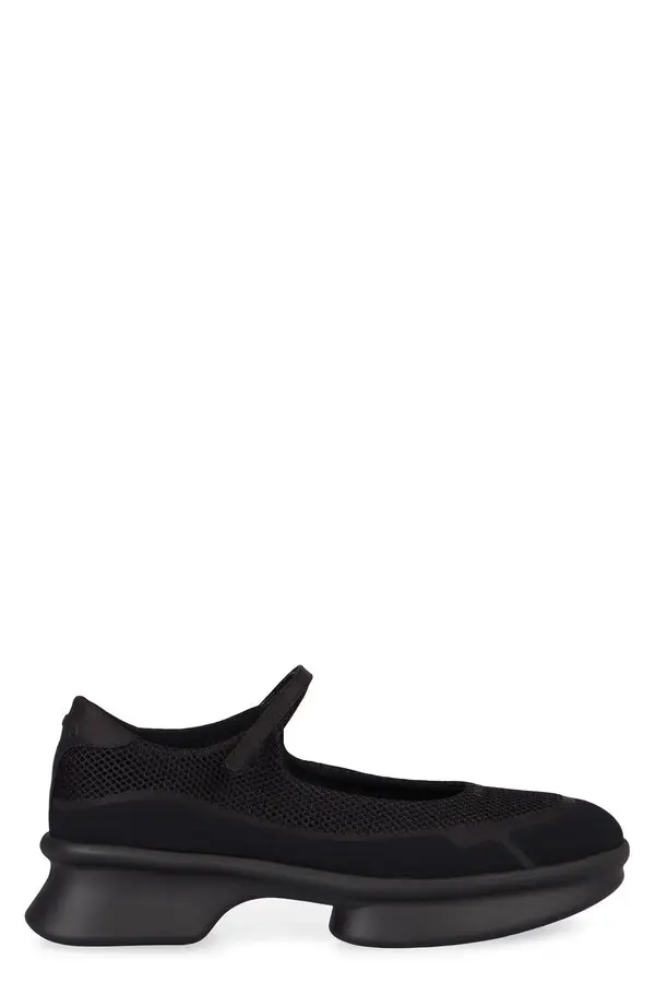 Prada Mesh-panels Slip-on Sneakers - Black