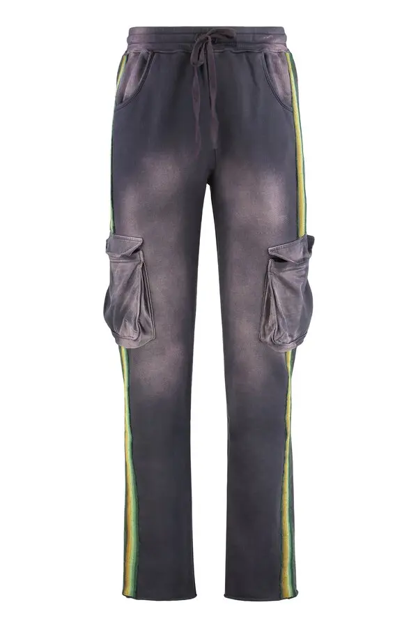 Alchemist Fringes Detail Cargo Trousers - Grey