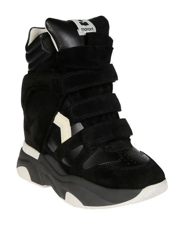 Isabel Marant Étoile Balskee-gz Leather Sneakers