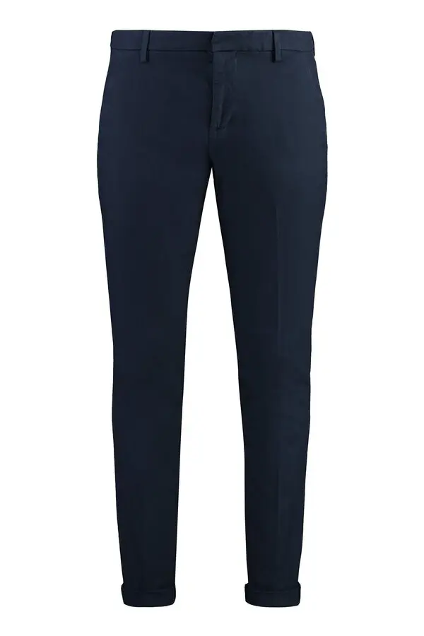 DONDUP Classic Roll-up Chino Trousers For - Blue