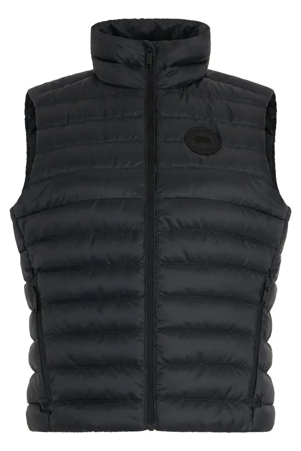 Canada Goose Quilted High Collar Vest - Black