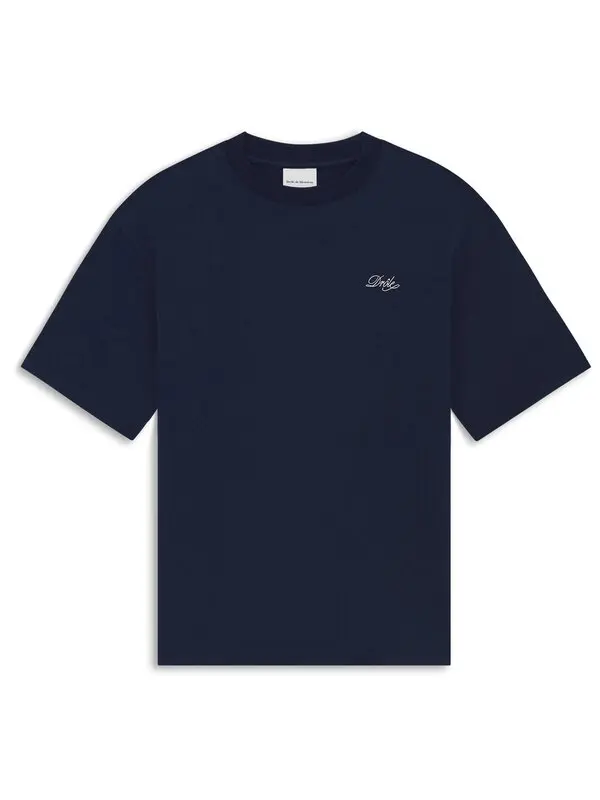Drole De Monsieur Casual Dewneck T-shirt Size - Blu