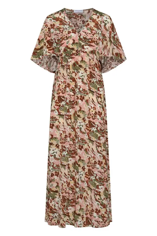 MARINELLA PICCINNO Lucia Printed Silk Dress - Multicolor