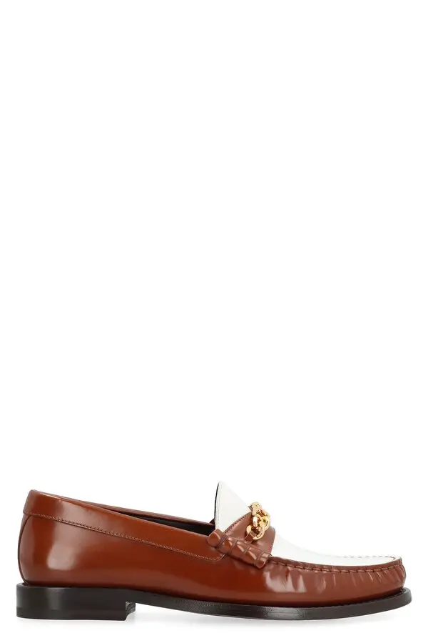 Celine Malaquais Triomphe Loafer In Polished Bullskin