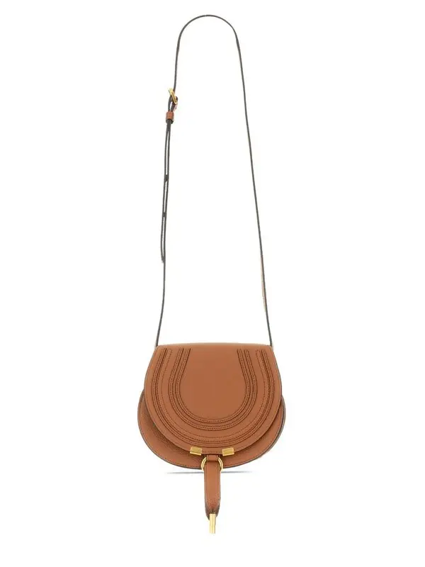 Chloé Small Marcie Saddle Bag - Brown