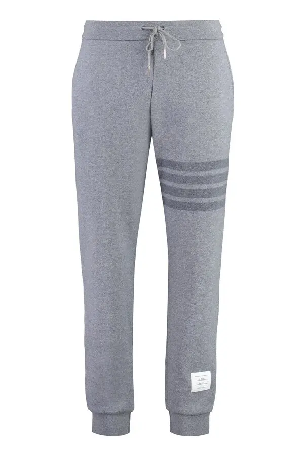 Thom Browne Virgin Wool Track Pants - Grey