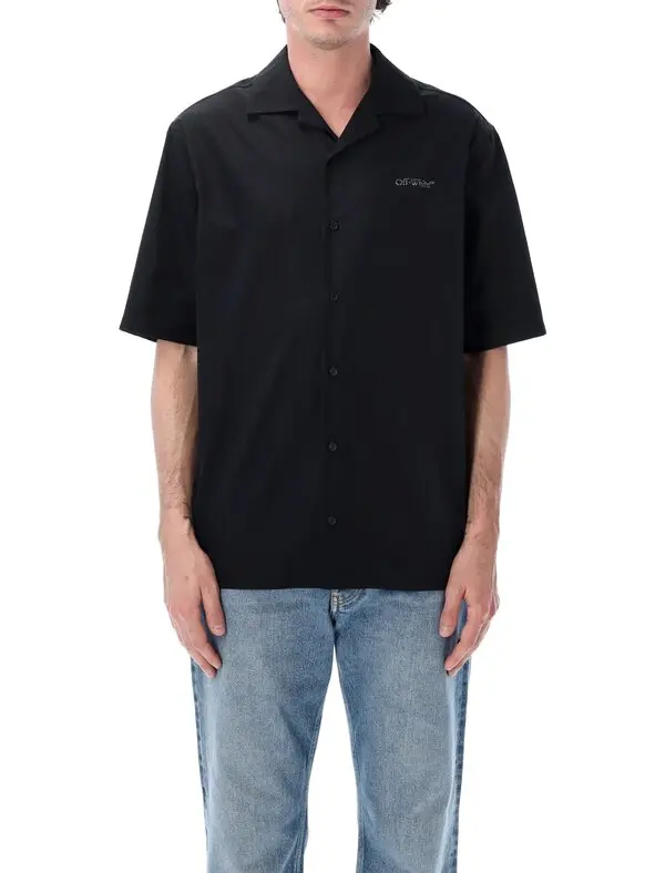 Off-White Metal Arrow Short Sleeve Shirt - Black