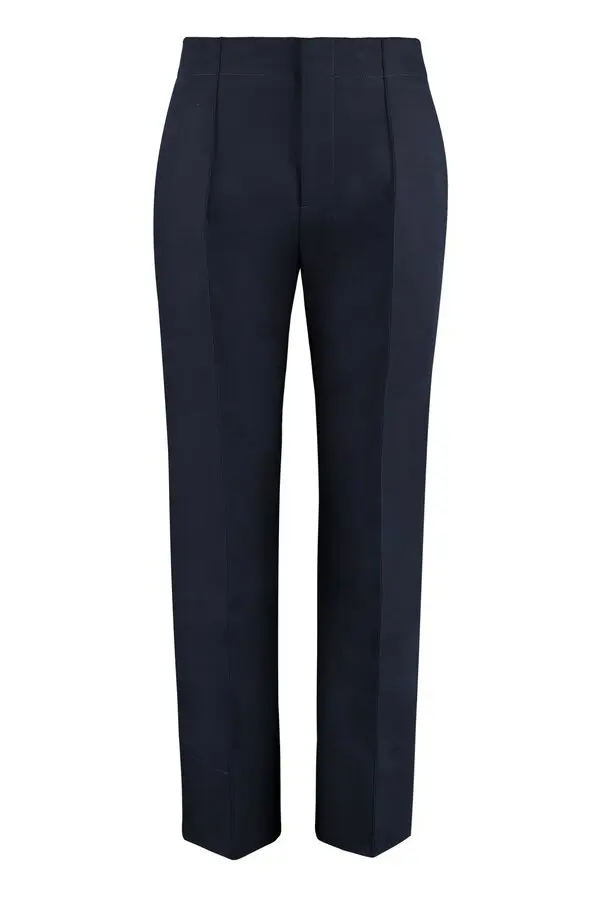Bottega Veneta High-rise Stirrup Trousers - Blue