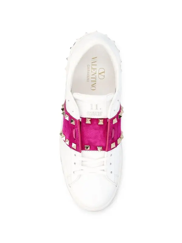 Valentino Garavani Rockstud Untitled Leather Sneakers