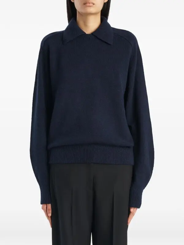 Khaite Jackson Wool And Cashmere Jumper