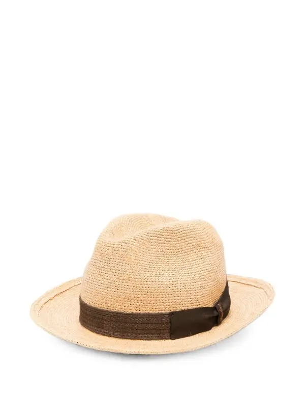 Borsalino Federico Rafia Hat - Brown