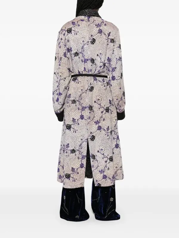 FORTE_FORTE Cherry Blossom Long Coat