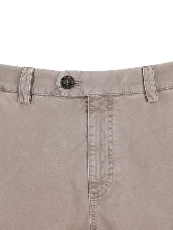 Brunello Cucinelli Cotton Cargo Trousers