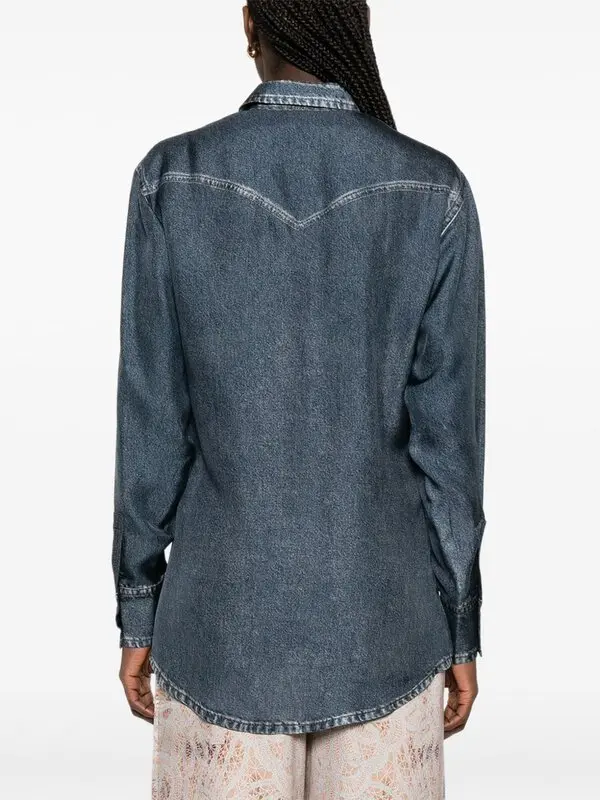 PIERRE-LOUIS MASCIA Printed Silk Shirt