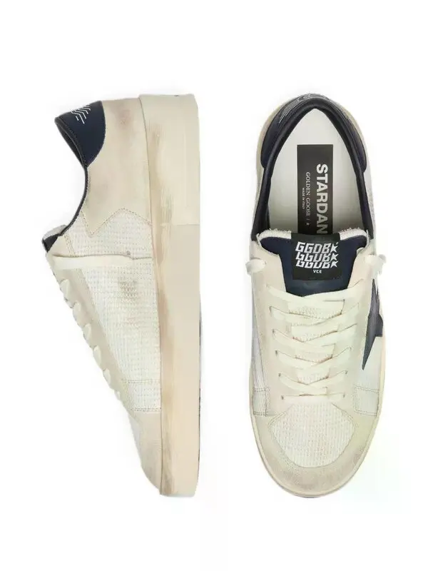 GOLDEN GOOSE Stardan Suede And Mesh Sneakers