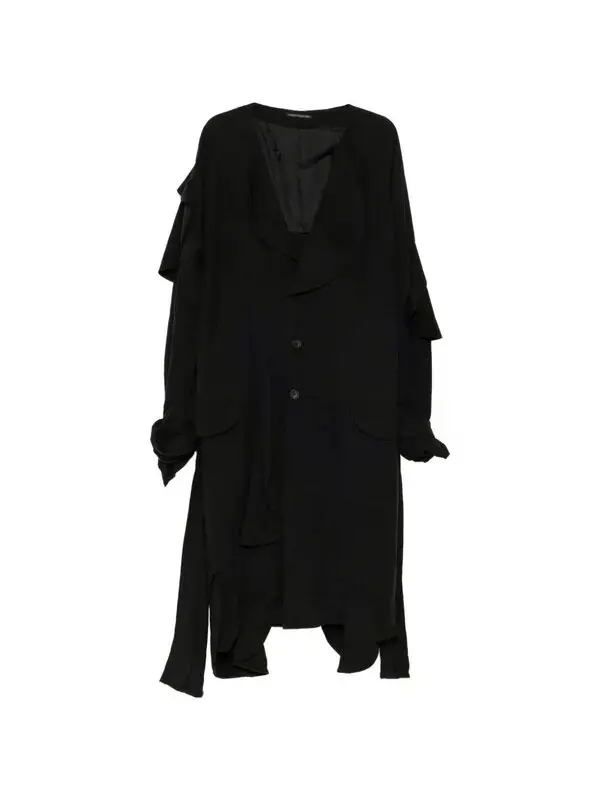 Yohji Yamamoto Layered Detail Coat