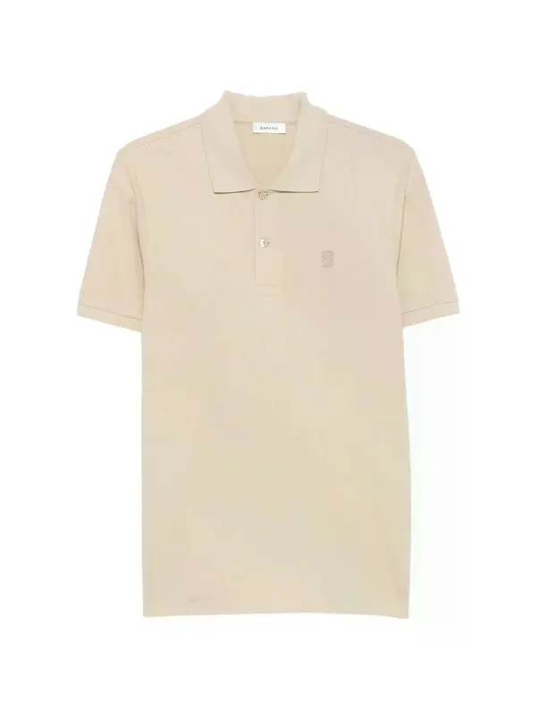 Sandro Monogram-patch Polo Shirt